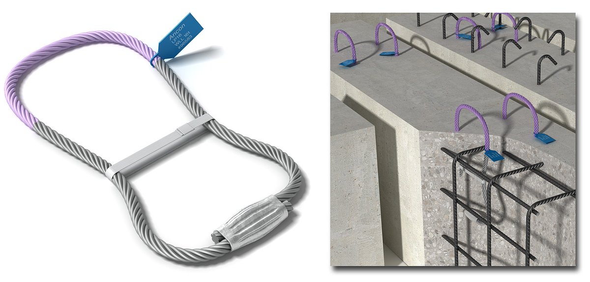 Ancon LinkPro high strength loops that make heavy concrete lifting ...