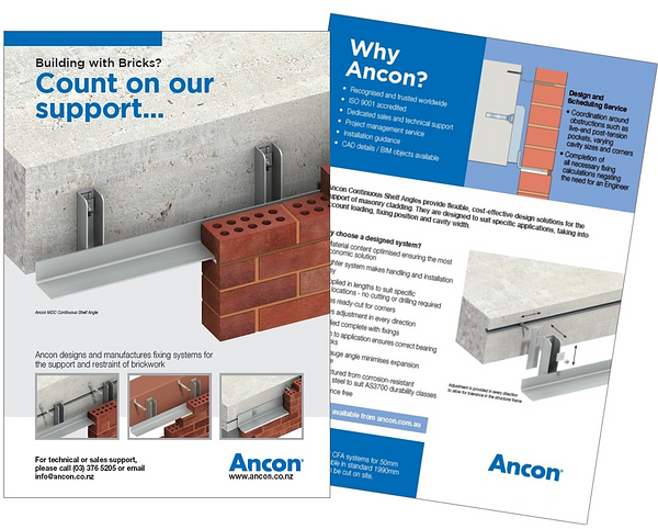 Building with Bricks? Count on our support... | Ancon (NZ)