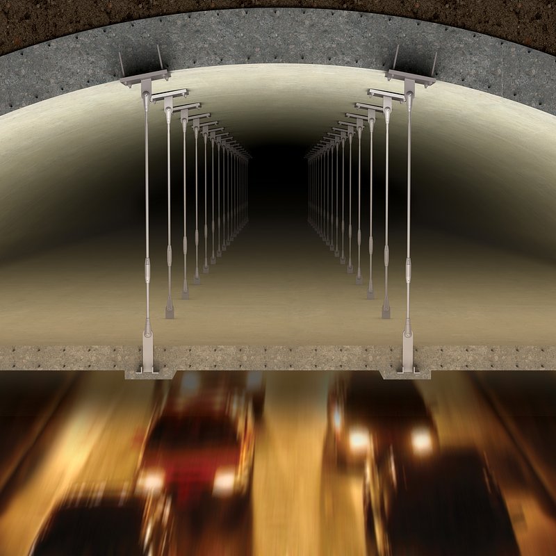 North-South Bypass Tunnel - Suspension Systems | Ancon (NZ)